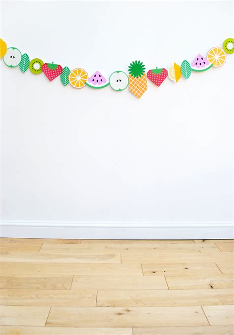 Printable Fruit Garland
