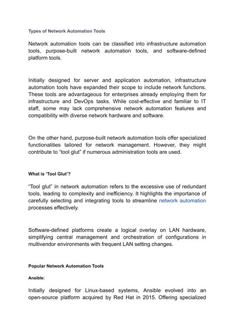 Ppt Popular Network Automation Tools Powerpoint Presentation Free Download Id13217936