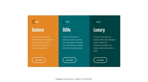 Frontend Mentor 3 Column Preview Card Component Using Html And Css