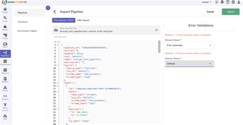 Import And Export Pipelines Openobserve Documentation