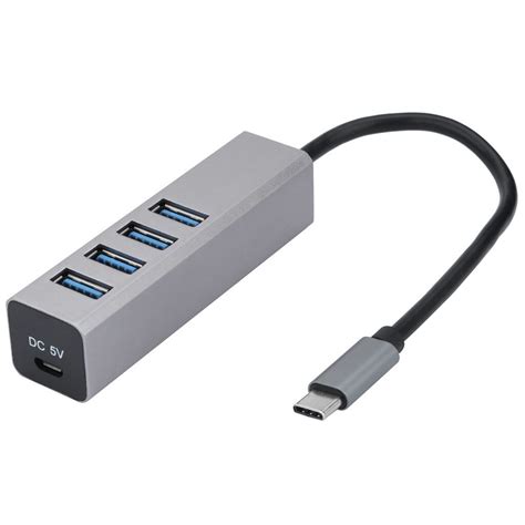 USB C Hub 4 USB 3 0 Ports And Type C Port SuperSpe Vicedeal