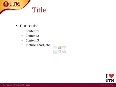 Utm Powerpoint Template Williamson
