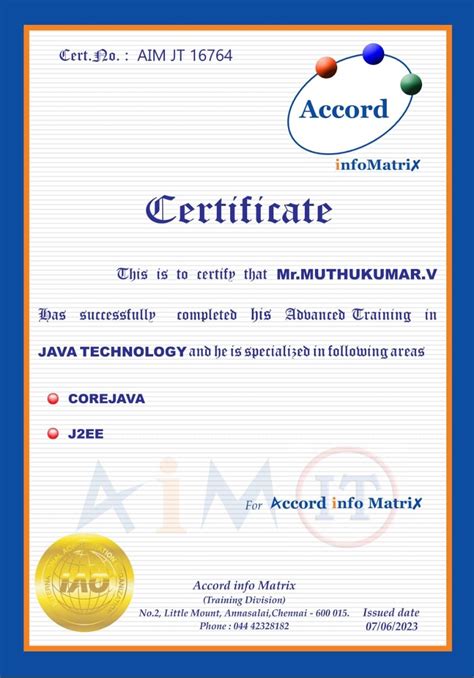 Muthukumar V On Linkedin Im Happy To Share That Ive Completed My