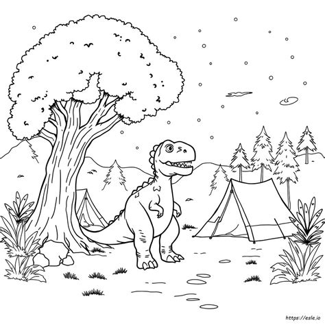 Coloriage Jurassic World Camp Cretaceous
