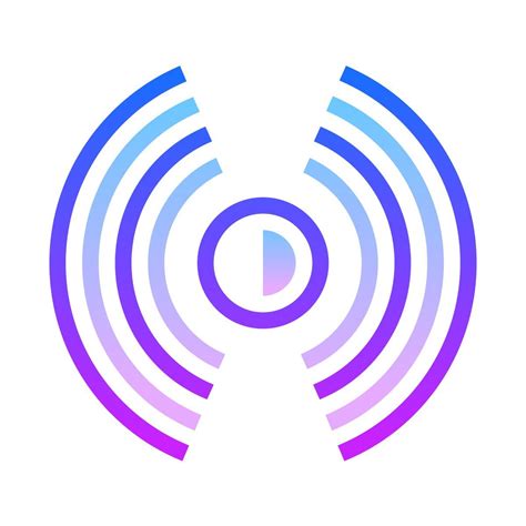 Rfid Signal Icon In 3d Fluency Style