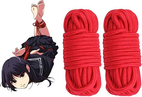 Amazon 拘束ロープ Smロープ 綿縄 亀甲縛り コスプレ 手足の拘束ベルト 束縛プレイ Smグッズ 緊縛 フェティッシュ ボンデージ