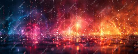 Premium Photo Binary Code Raining Down Like Confetti A Background