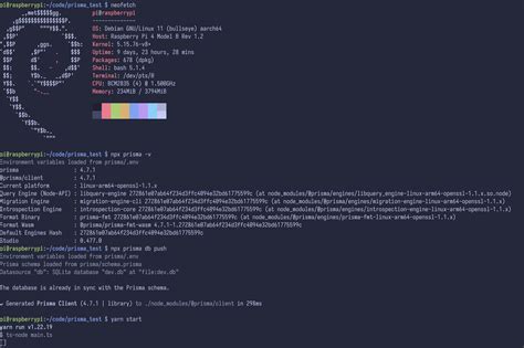 Prisma 471 On Raspberry Pi Nodejs Project · Prisma Prisma · Discussion 16888 · Github
