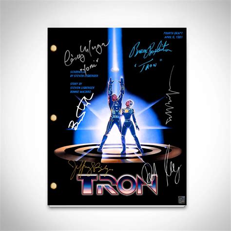 Tron 1982 Script Limited Signature Edition Rare T