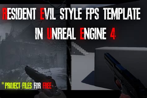 Resident Evil Style Fps Template For Ue4 By Neon Star Games