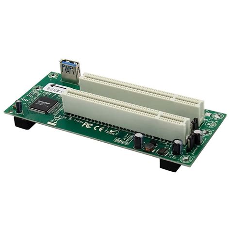 PCI Express To Dual PCI Adapter Card PCIe X1 To Ro Vicedeal