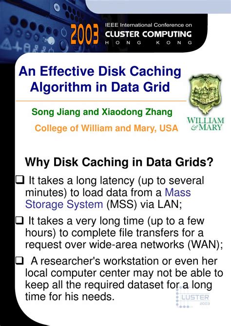 Ppt An Effective Disk Caching Algorithm In Data Grid Powerpoint