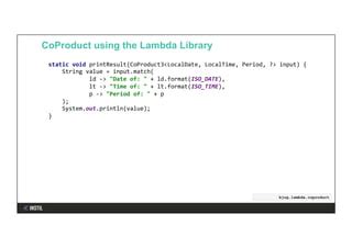 Simpler And Safer Java Types Via The Vavr And Lambda Libraries PPT