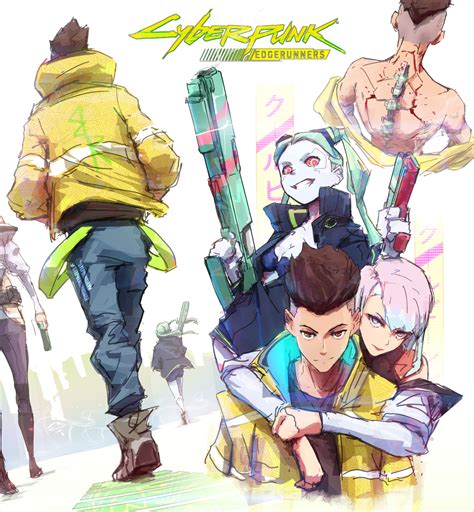 Rebecca Lucy And David Martinez Cyberpunk And 1 More Drawn By