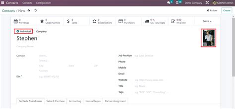Significance Of Configuring Multiple Address In Odoo 16 Contacts