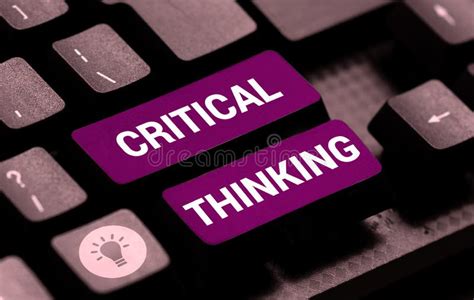Text Caption Presenting Critical Thinking Word For Sequence Of Stages