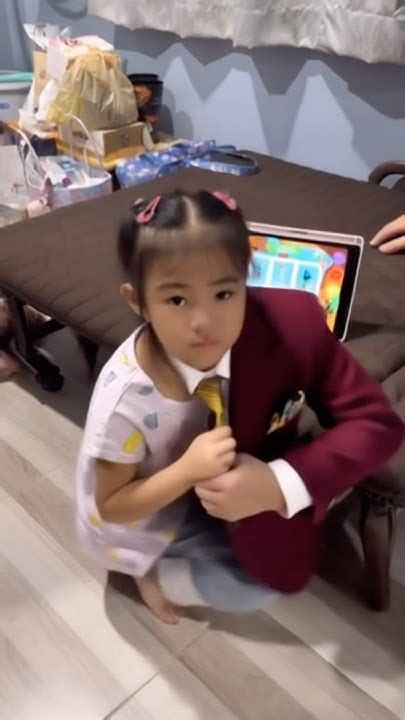 น้องมิลิน ใส่สูทกัน เด็กน่ารัก ตลก น้องมิลิน โบ๊ะบ๊ะshorts Youtube