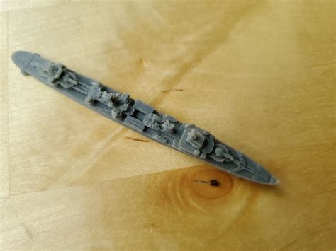 French Le Fantasque Class Destroyer Warship 3d Model 3d Printable