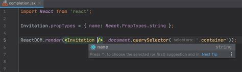 React Intellij Idea Documentation