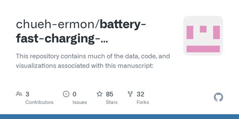GitHub Chueh Ermon Battery Fast Charging Optimization This Repository Contains Much Of The