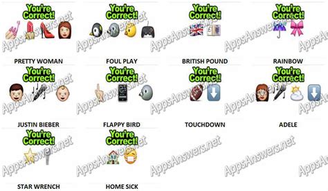 Guess The Emoji Level 62 Answers Apps Answers Net