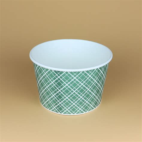 4 종이용기 850cc 체크 테이크아웃 용품 포장용기마트