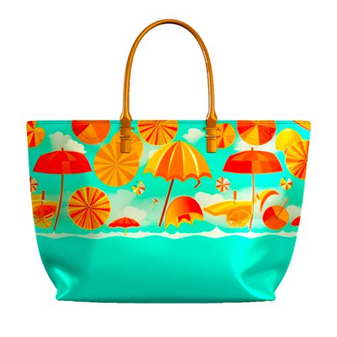 Summer Weekender Bag Generative Ai 25299523 Png