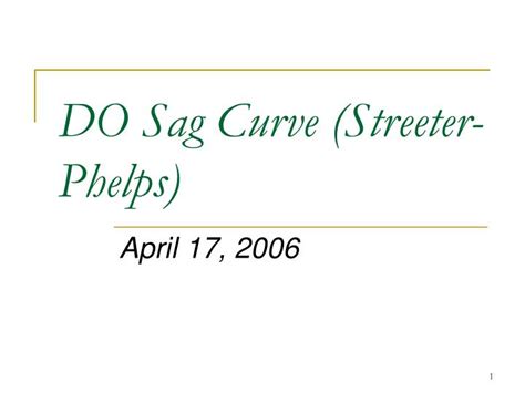 Ppt Do Sag Curve Streeter Phelps Powerpoint Presentation Free Download Id 217312