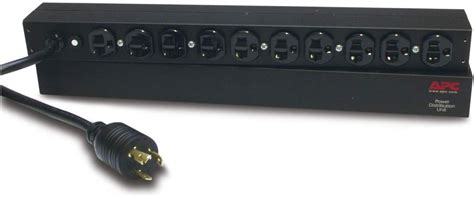 APC Basic Rack Mount PDU Power Distribution Strip Out AP