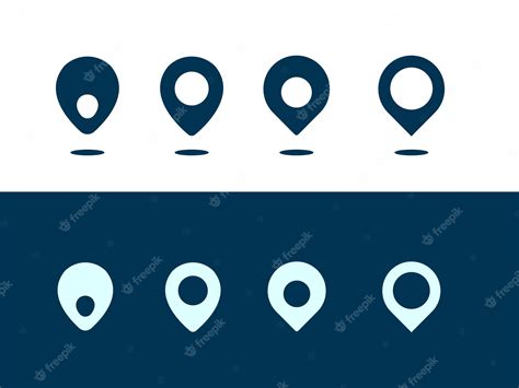 Premium Vector Location Pin Icon Map Pin Place Marker Location Icon