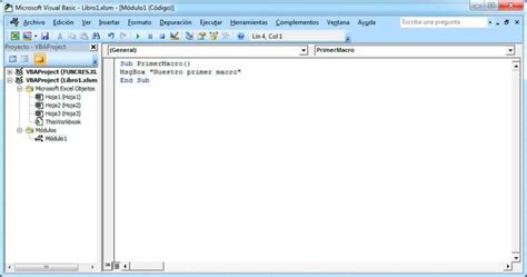 Cómo Insertar Macros En Excel Con Visual Basic Tutorial Excel
