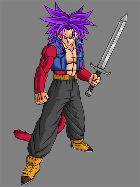 Future Trunks Ssj4 V2 By Theothersmen On Deviantart