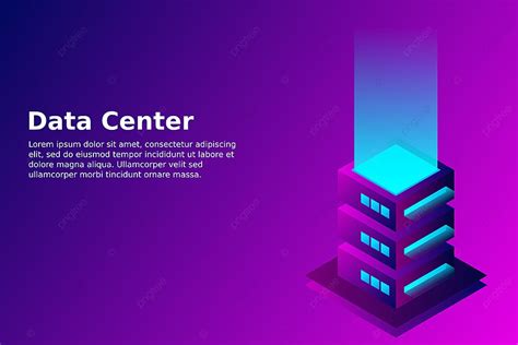 Datacenter Isometric Vector Illustration Template Download On Pngtree