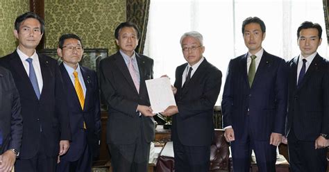 旧文通費法案を共同提出 立維国3党、使途公開 産経ニュース