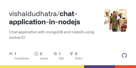 Github Vishaldudhatrachat Application In Nodejs Chat Application With Mongodb And Nodejs