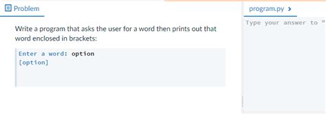 Solved Problem Program Py Type Your Answer To Write A Chegg