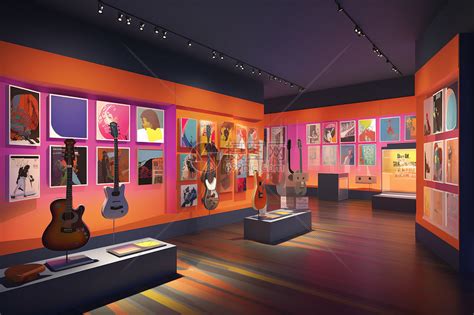 音乐展览展厅插画图片下载 正版图片600129169 摄图网