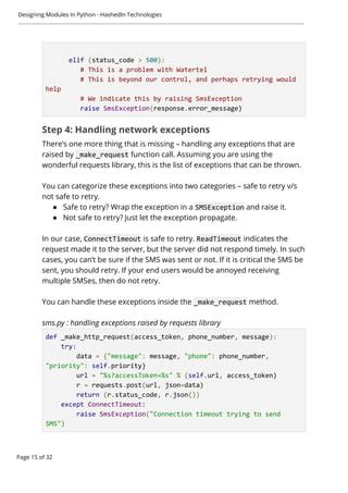 Designing Modules In Python PDF