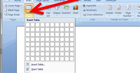 kumar barad how to insert table in ms word