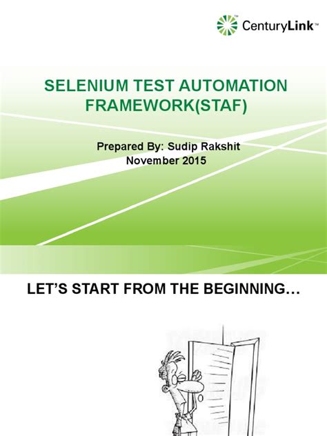 Automation Selenium Test Automation Framework Pdf Systems