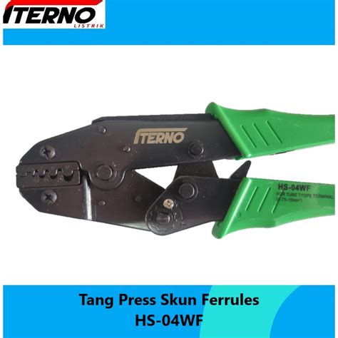 Jual Tang Press Skun Ferrules Hs 04wf 075 10mm Crimping Tools Iterno