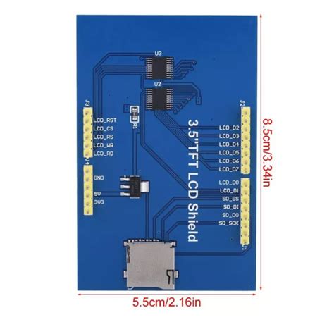 🇹🇭 โมดูลหน้าจอแสดงผล 3 5 นิ้ว 480x320 Tft Lcd สำหรับ Arduino Uno Mega