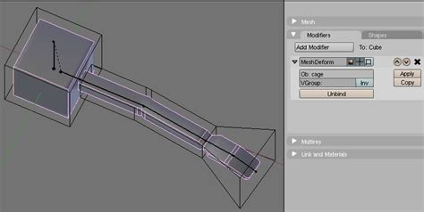Difficulty Getting Mesh Deform Modifier To Work Animation And Rigging
