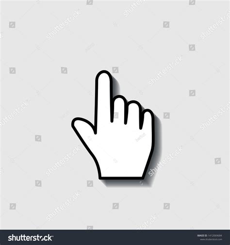 Mouse Cursor Symbol Arrow Click Pointer 스톡 일러스트 1412069684 Shutterstock