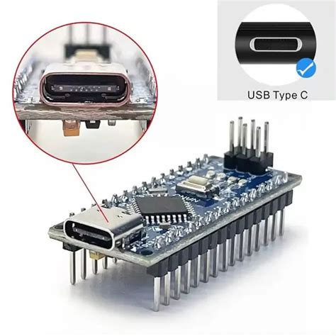 Микроконтроллер Arduino Nano V30 Type C Atmega328p Ch340g купить с