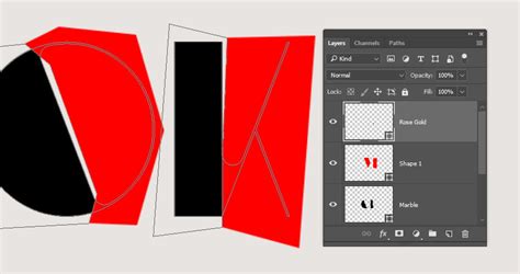 포토샵강좌 대리석과 로즈 골드 텍스트 효과를 만드는 방법 네이버 블로그