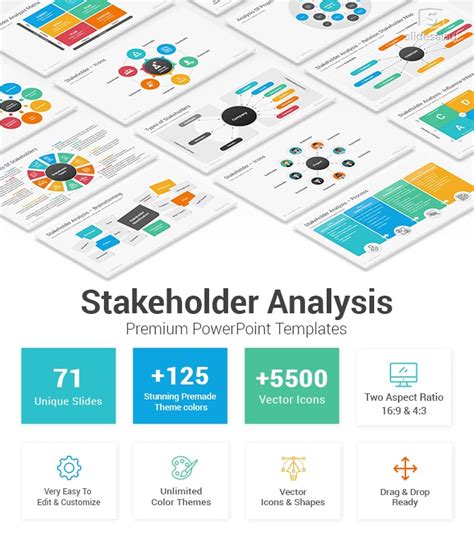 Stakeholder Analysis PowerPoint Templates SlideSalad