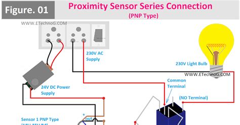 Proximity Sensor Series Connection Diagram ETechnoG