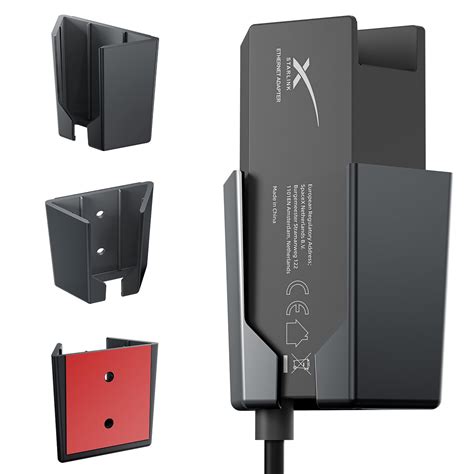 New Upgraded Starlink Ethernet Adapter Wall Mount Bracket Back Glueexpansion Screw Installation