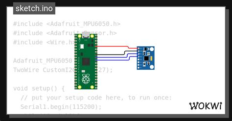 21 Acelerometro Mpu6050 Por I2c Wokwi Esp32 Stm32 Arduino Simulator
